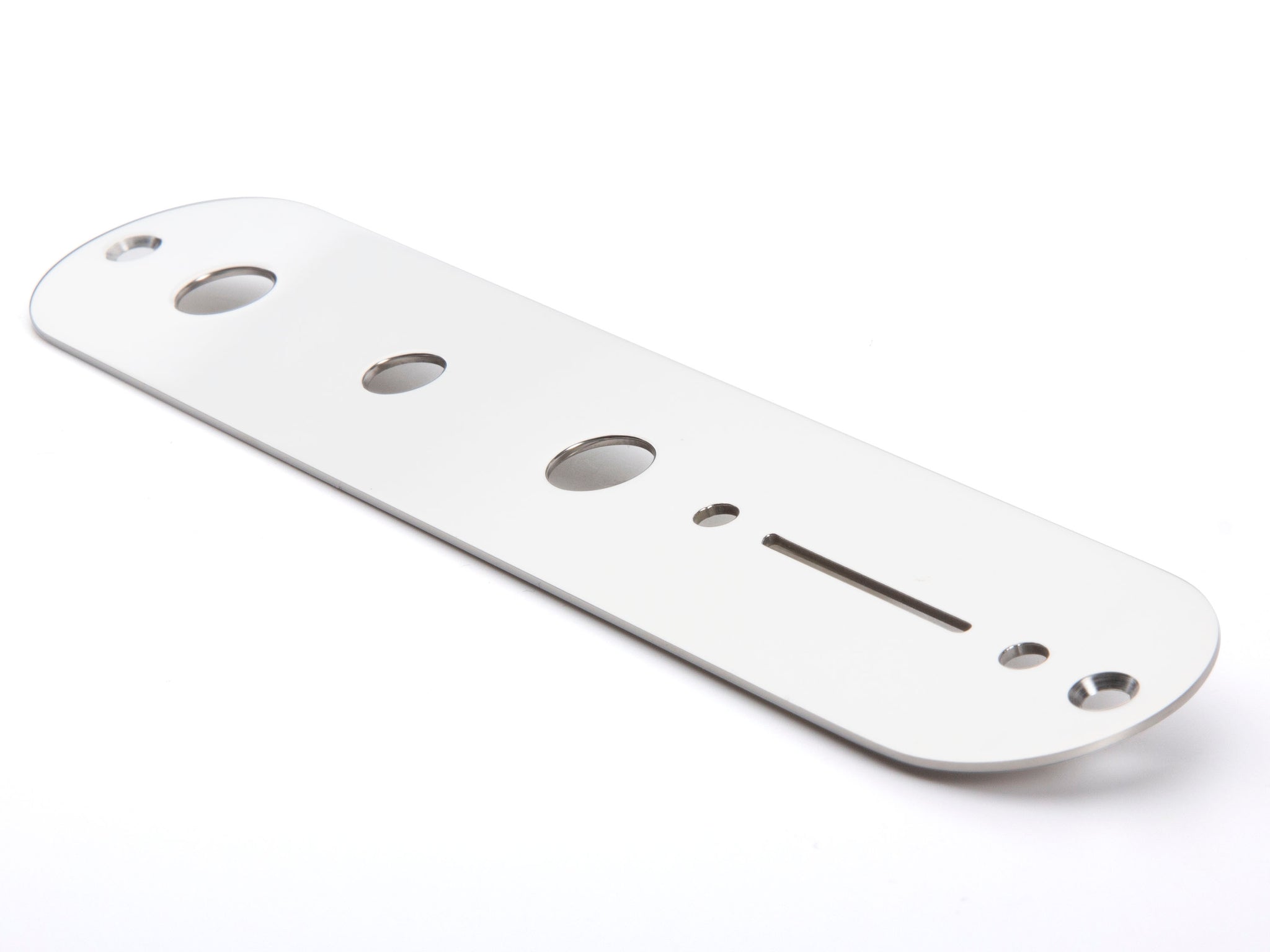 Callaham Telecaster Control Plate (Pushbutton), Stainless – ToneShapers
