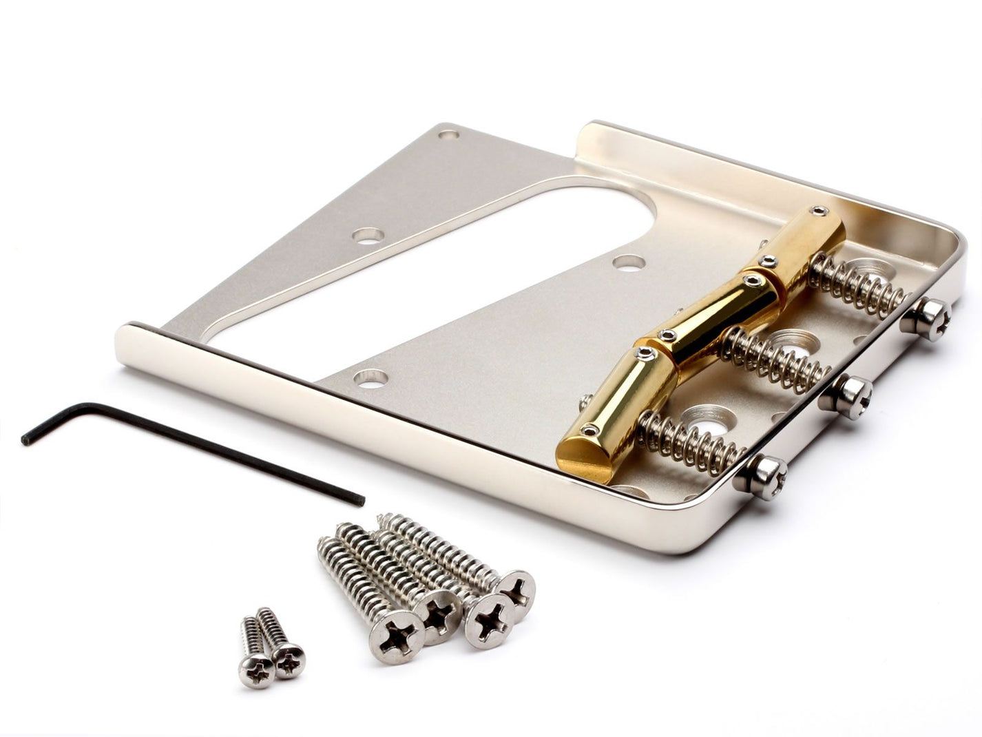 Callaham Telecaster Bridge, Vintage, Slant Brass Saddles – ToneShapers