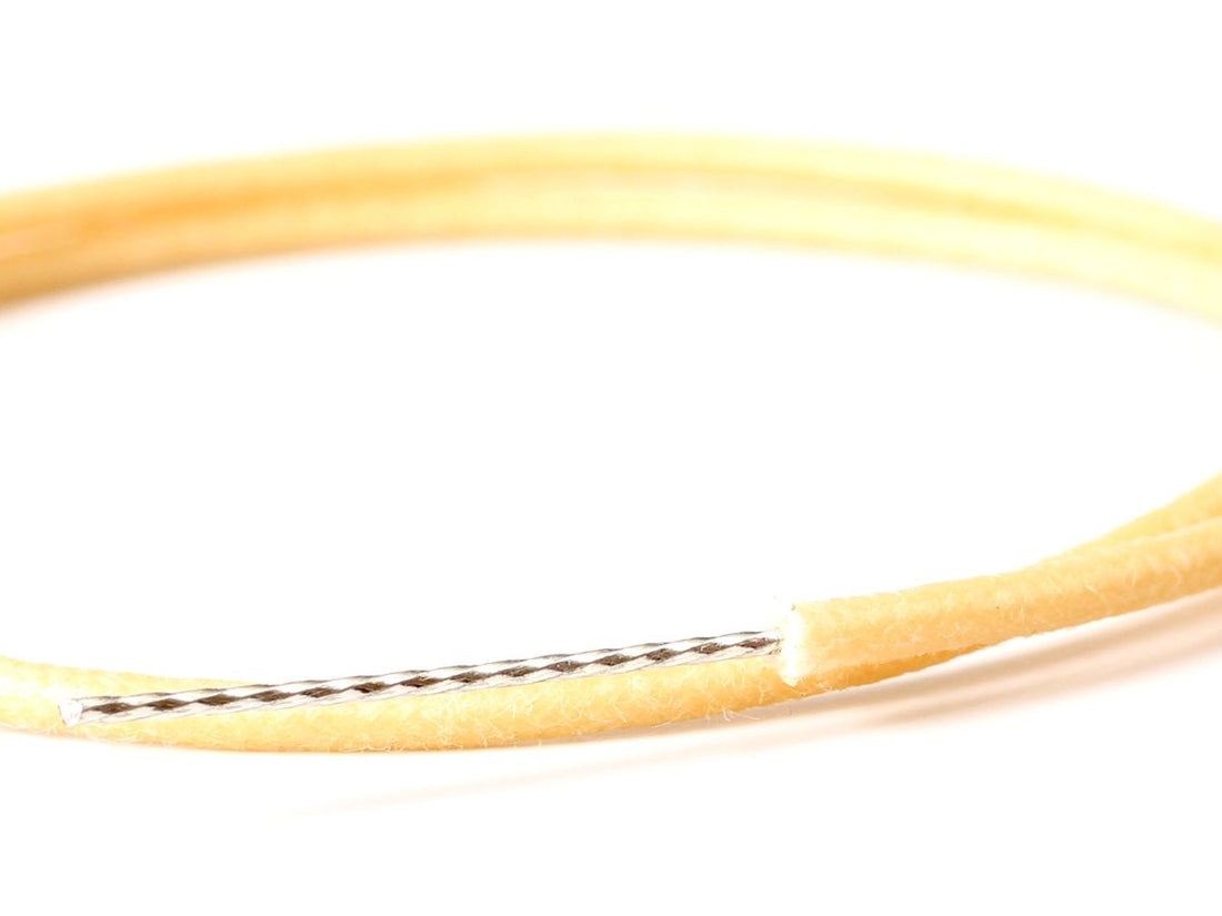 Gavitt Wire, Cloth Push Back, 22 AWG Tinned Overcoat, White – ToneShapers