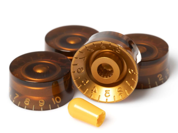 ToneShaper Speed Knob Set, Classic Amber, Aged Tip – ToneShapers